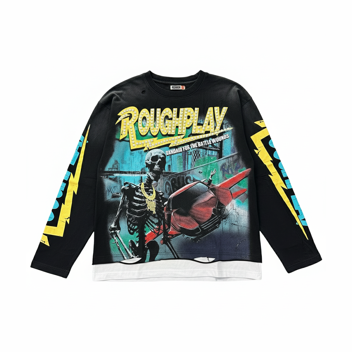 Rough play BAND AID FOR THE BATTLE WOUNDS Skeleton – Mario Urban Exclusive